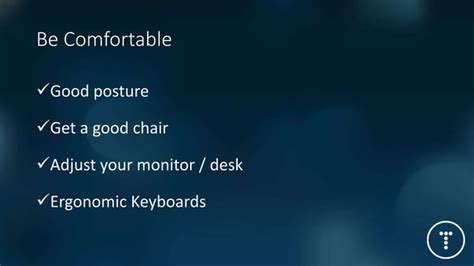 Healthy Tips For Programmers Ppt