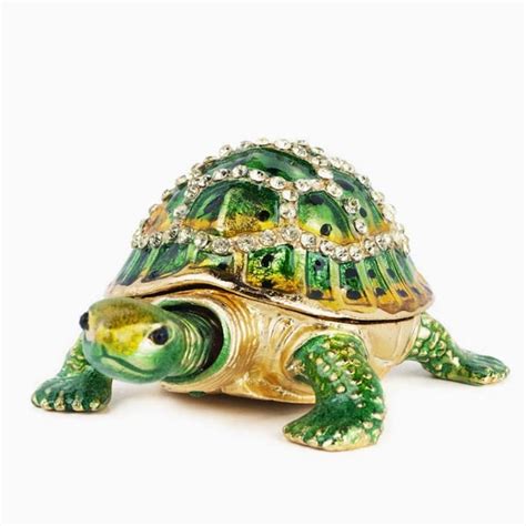 Turtle Trinket Box Etsy