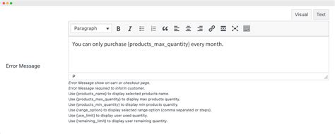 Woocommerce Order Restrictions Limit Quantity And Amounts