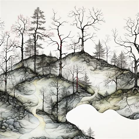 The Beautiful Structure Of Trees Stock Illustration Illustration Of Design Cold 295379514