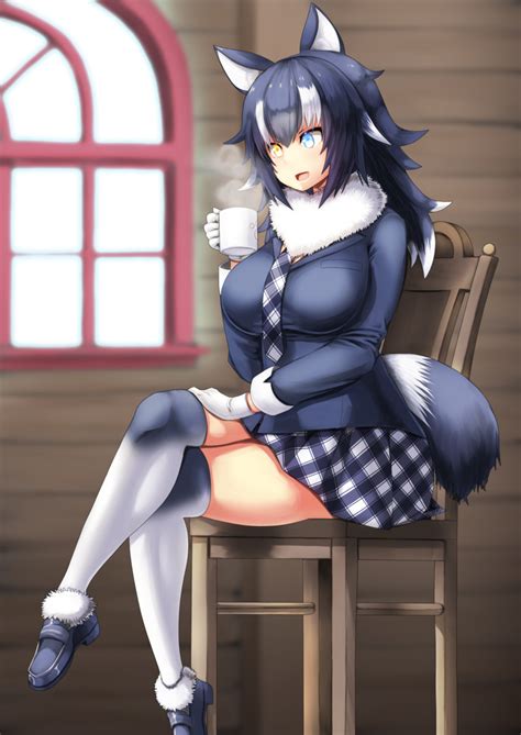 Grey Wolf Kemono Friends Drawn By Galerie Danbooru