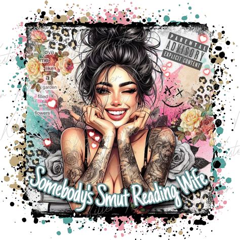 Smut Reading Wife Png Reading Moms Digital Design Funny Adult