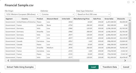 Connecteur Power Query Texte Csv Power Query Microsoft Learn