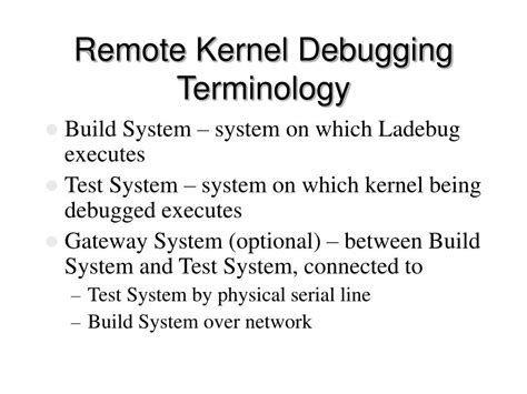 PPT Ladebug Kernel Debugging Tutorial PowerPoint Presentation Free Download ID