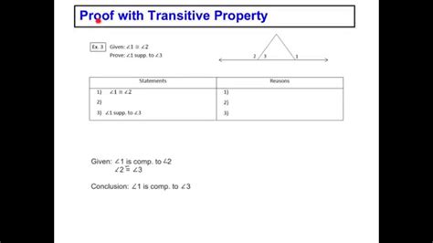 Transitive Property