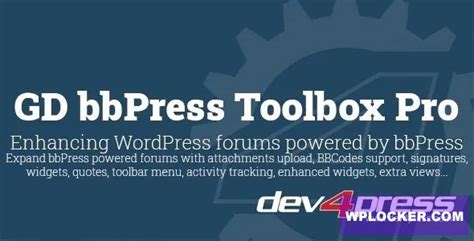 Gd Bbpress Toolbox Pro V72 Wplockercom Gpl Licensed Wordpress