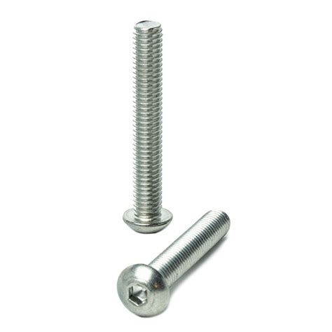 38 X 2 12 Button Head Socket Cap Screws Allen Socket Drive Stainl