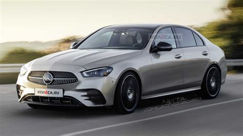2021 Mercedes C Class Rendered New Prototype Caught In Traffic