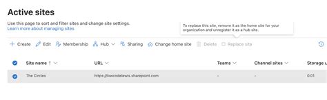 replace the root site in sharepoint online low code lewis