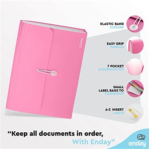 Snapklik Com Accordion File Organizer 7 Pocket Expanding File Cover Folder