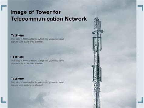 Image Of Tower For Telecommunication Network Ppt Powerpoint