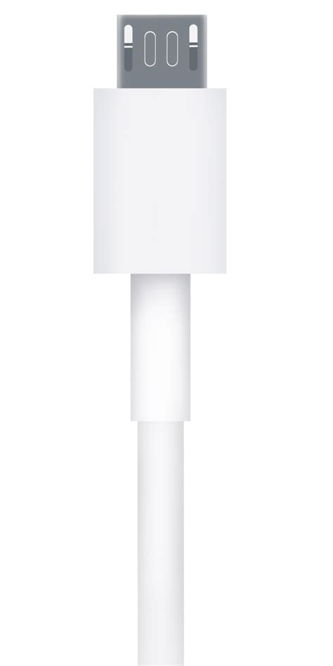 A White Usb Cable On A Transparent Background Png