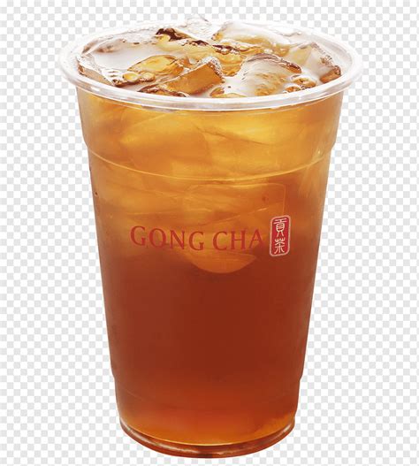 아이스 티 버블 티 우롱 음료 아이스 티 차 비 알코올 음료 오렌지 음료 Png Pngwing