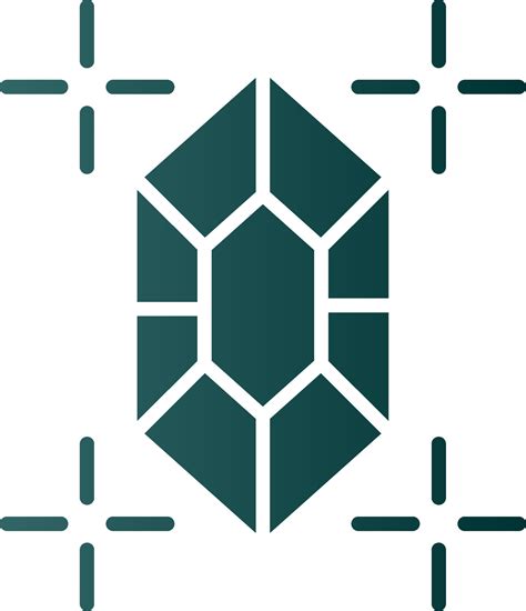 Gem Glyph Gradient Icon 43719088 Vector Art At Vecteezy