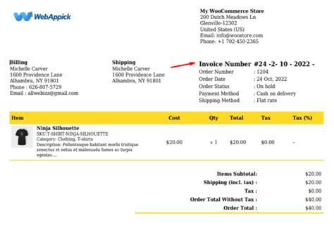 Generating An Invoice Number In WooCommerce Step By Step Guide
