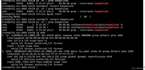 linux系统部署从无到有 keepalived的安装以及部署 linux keepalived安装 csdn博客