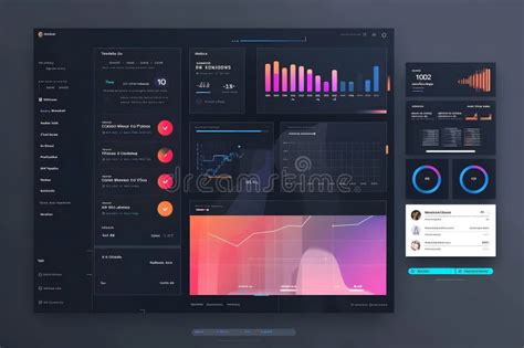 Visualizing Data Interactive Dashboard With Charts And Graphs Displays