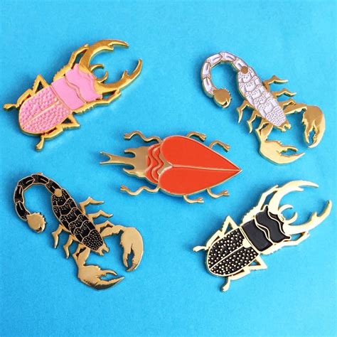 Bug Lapel Pins On Behance Lapel Pins Enamel Pin Collection Jacket Pins