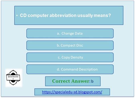 Special Education Special Education Mcqs Computer Mcqs