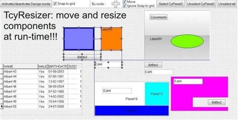 Vcl Creating A Forms Editor In Delphi Stack Overflow
