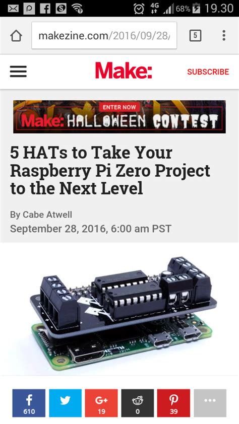 5 Hats To Take Your Raspberry Pi Zero Project To The Next Level Make