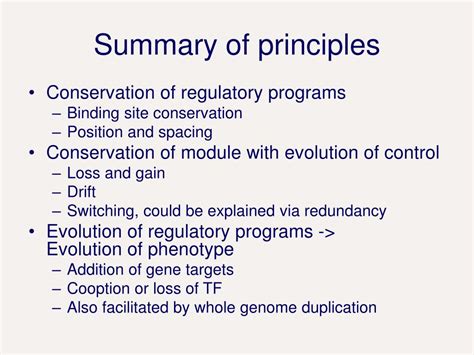 Ppt Conservation And Evolution Of Cis Regulatory Systems Powerpoint Presentation Id 3102939