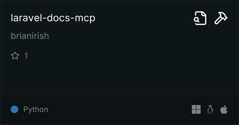 Laravel Docs MCP Server Glama