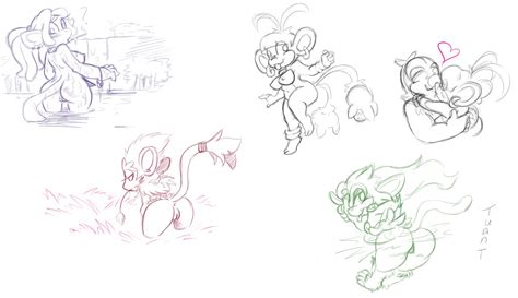 Rule 34 2011 Ambipom Anthro Anus Ass Breasts Color Female Fur Furry