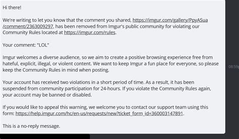 Imgur Suspending Users For Writing Lol Rimguralbums