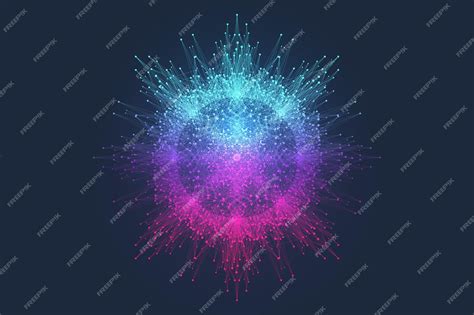 premium vector artificial intelligence logo plexus effect