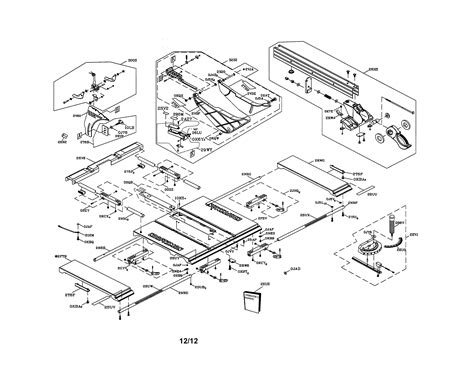 Official Craftsman 137218072 Table Saw Parts Sears Partsdirect