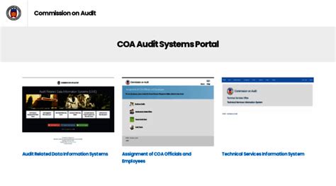 Ph Coa Audit Systems Portal Audit Systems Coa