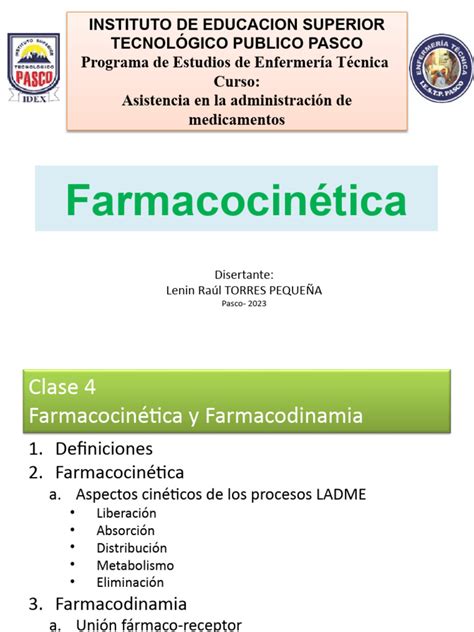 Clase 4 - Farmacodinamia | PDF | Medicamentos con receta | Farmacocinética