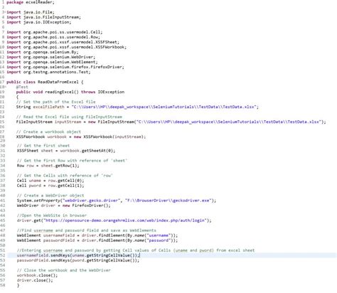 Lets Learn Qa On Linkedin Selenium Webdriver How To Read Test Data From Excel Sheet