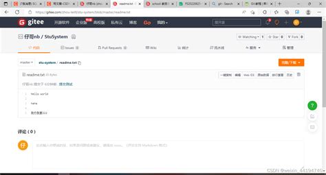 使用git搭建本地与gitee远程仓库的教程 Csdn博客