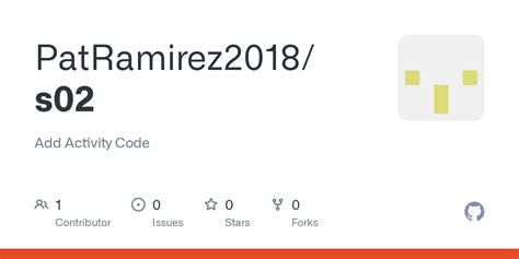 github patramirez2018 s02 add activity code