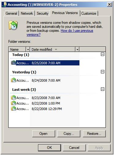 Configuring Volume Shadow Copy On Windows Server 2008 R2 Techotopia