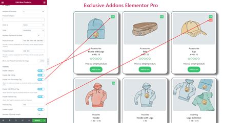 how to configure and style woo product widget with elementor exclusive
