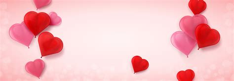 빨간색과 분홍색 공기 심장 모양의 풍선과 사본을위한 공간 비행 풍선의 벡터 휴일 그림입니다 장미 빛 배경에 발렌타인 데이 여성의 날 또는 결혼식 초대 축제 장식 0명에 대한