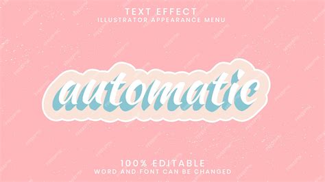 Premium Vector Editable Text Effect Style Template