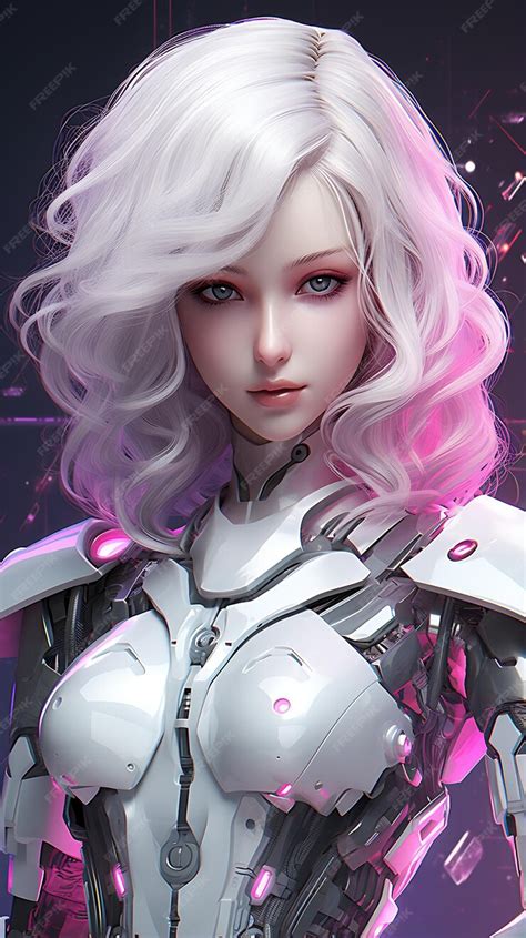 Premium Photo Dark Android Girl Cyberbionic Woman Techgirls