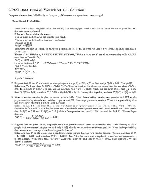 worksheet 10 questions and answers cpsc 1820 tutorial worksheet 10