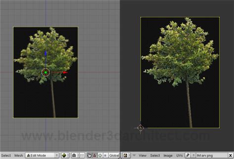 how to render alpha maps in blender 3d and yafaray for architecture