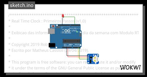 Ds1307 Wokwi Esp32 Stm32 Arduino Simulator