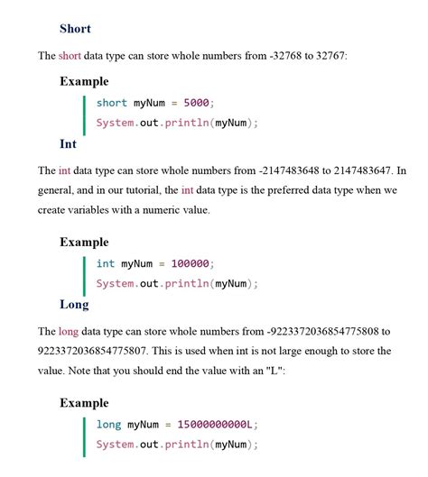 Learn Java Data Types Session 6 Pdf Connect 4 Techs