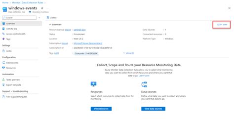 Sentinel Creating Data Collection Rules To Send To The Securityevent Table