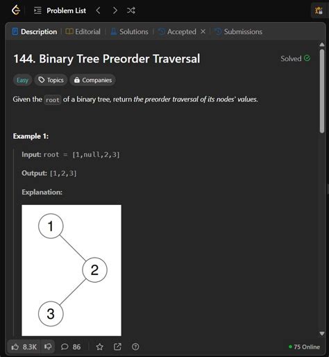 100daysofleetcode Leetcode Programming Codingchallenge Binarytrees