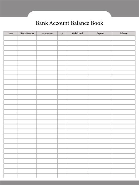 Checking Account On Balance Sheet