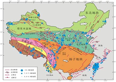 斷裂帶地質學術語斷層帶地震地震因素地震分布強震活動地震帶分布特徵中文百科全書