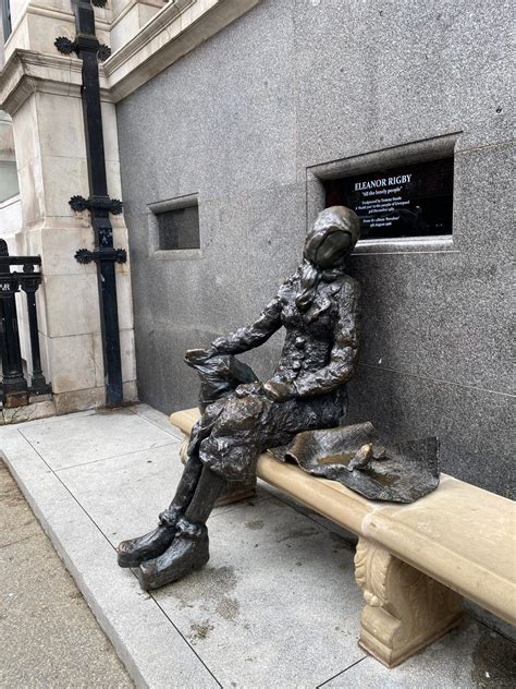 Eleanor Rigby Statue Liverpool England Atlas Obscura